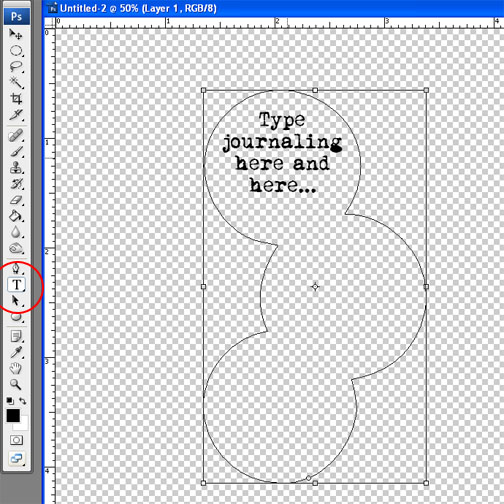 Digi-scrap Journaling in a Shape – AllCrafts Free Crafts Update