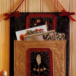 Happy Holidays Quilted Christmas Card Holder Pattern – AllCrafts Free ...