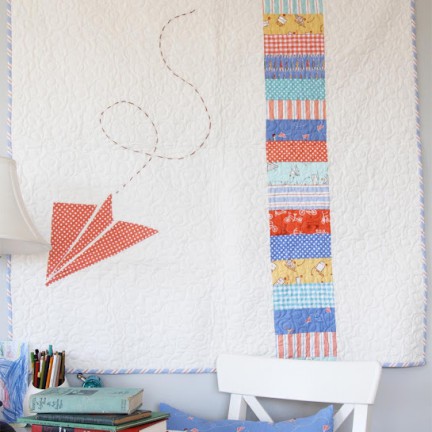 Paper Airplane Baby Quilt Pattern – AllCrafts Free Crafts Update