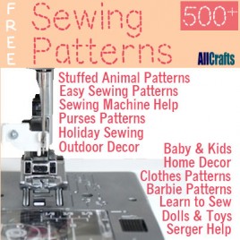 500+ Free Sewing Patterns – AllCrafts Free Crafts Update