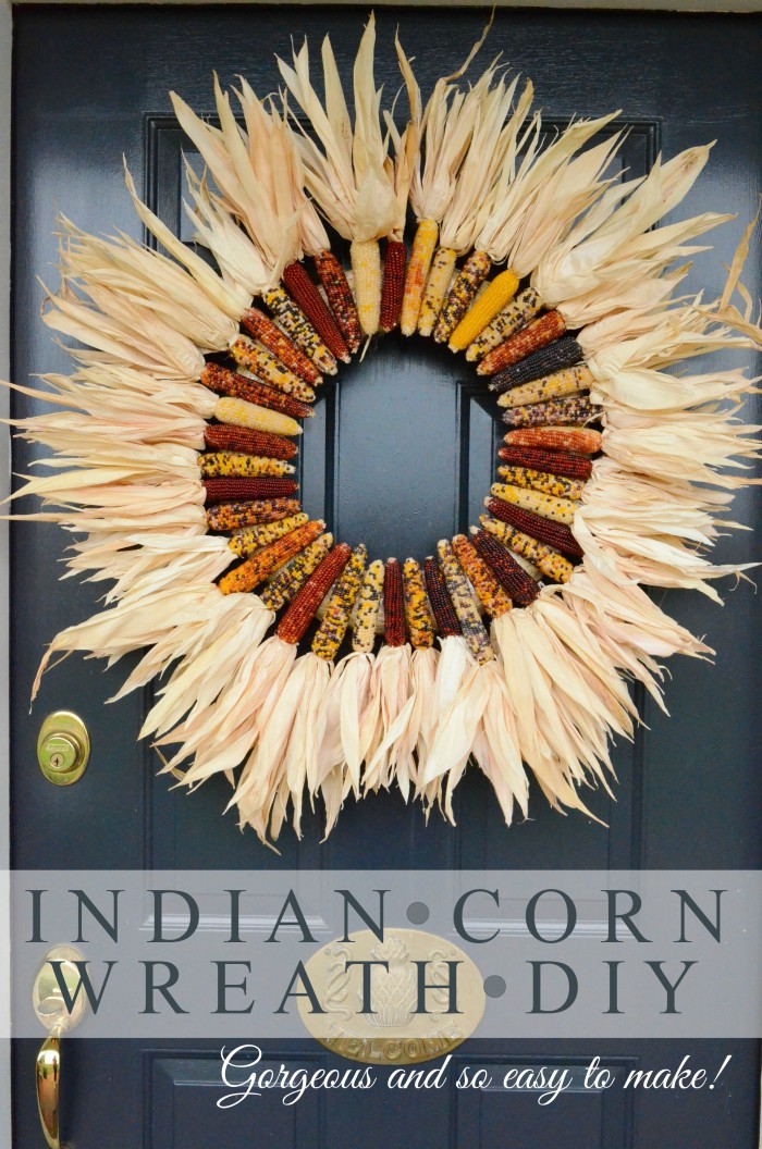 DIY Indian Corn Wreath – AllCrafts Free Crafts Update