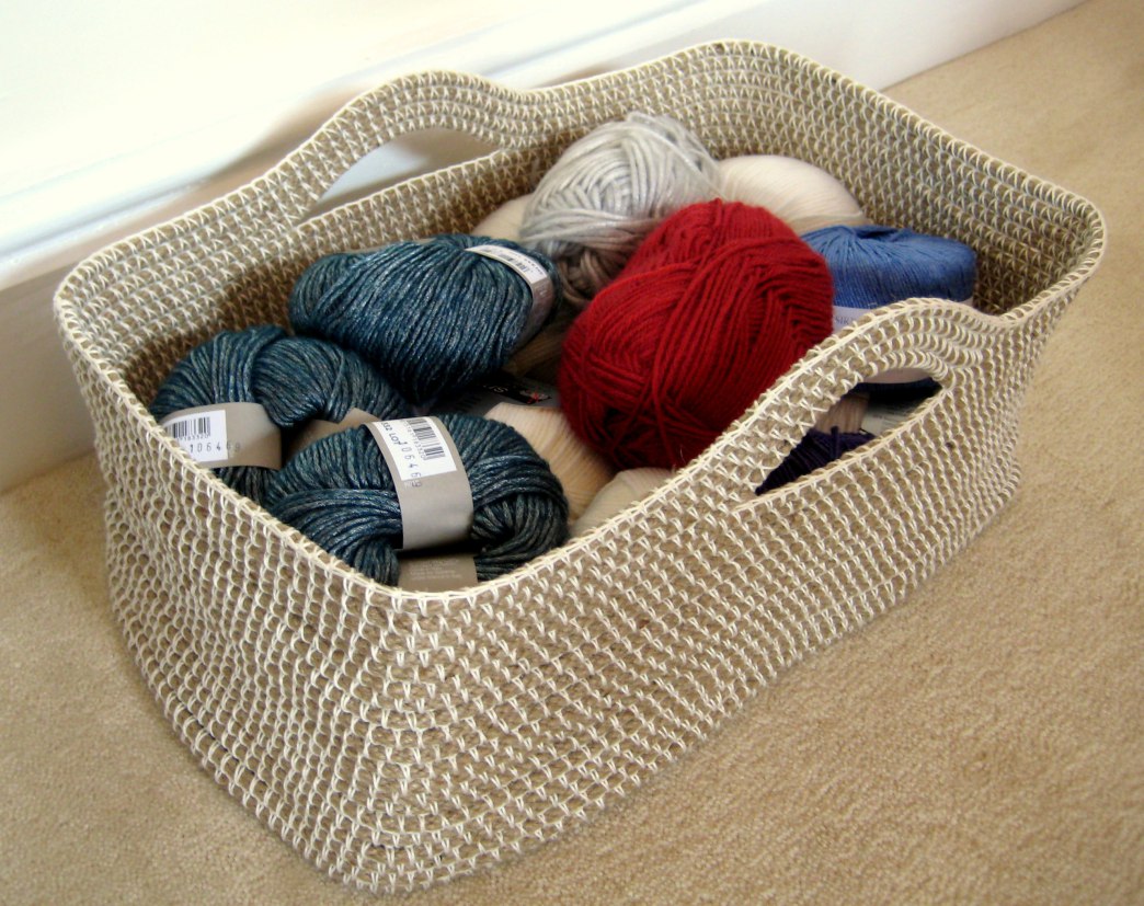 Crochet Rope Basket Free Pattern – AllCrafts Free Crafts Update