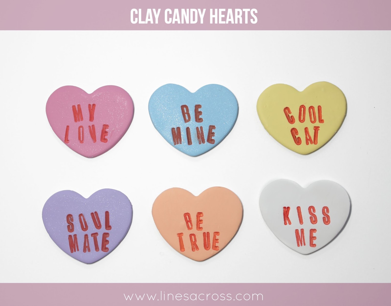 DIY Clay Candy Hearts – AllCrafts Free Crafts Update