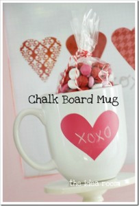 Valentine Chalk Board Mug Gift Tutorial – AllCrafts Free Crafts Update