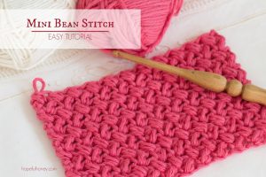 How To Crochet The Mini Bean Stitch – AllCrafts Free Crafts Update