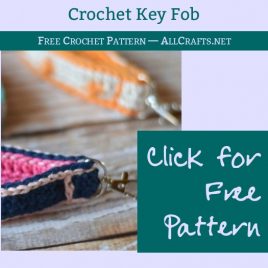 Crochet Key Fob Pattern – AllCrafts Free Crafts Update
